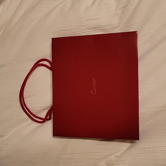 Cartier | Other | Cartier Original Paper Bag Small | Poshmark